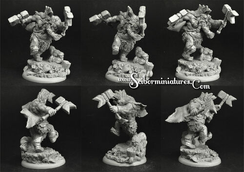 Scibor Monstrous Miniatures 54FM0034 Dwarf Wild Hunter #2