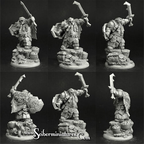 Scibor Monstrous Miniatures 54FM0035 Dwarf Lord Kromdal