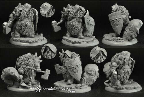 Scibor Monstrous Miniatures 54FM0036 Evil Dwarf #1