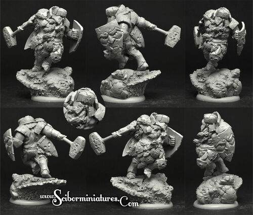 Scibor Monstrous Miniatures 54FM0038 Evil Dwarf #3