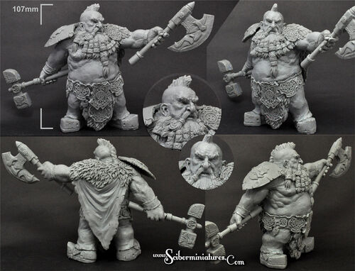 Scibor Monstrous Miniatures 54FM0041 Dwarf Asgrim