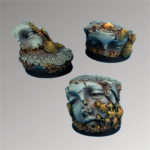 Scibor Monstrous Miniatures BRAN0021 Ancient Ruins 25 mm round bases set 1 (3 pcs)