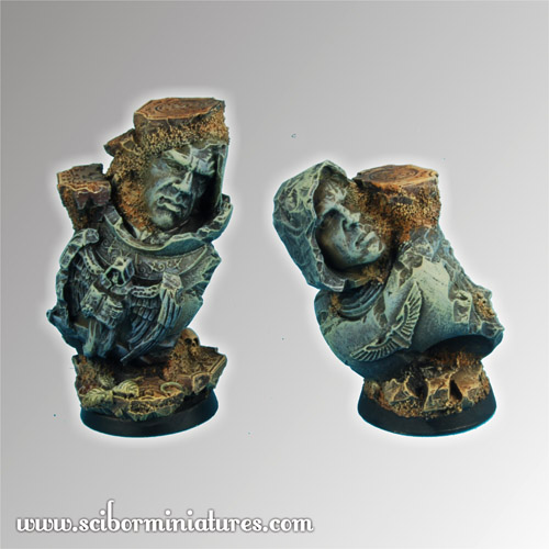 Scibor Monstrous Miniatures BRAN0090 Ancient Ruins 25 mm Fly round bases (2 pcs)