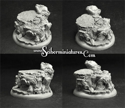 Scibor Monstrous Miniatures BRBR0164 Dwarven Ruins #5 50mm round edge base