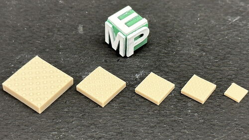 EMP3D 72121122-50 Płytki chodnikowe - ostrzegawcza typ 2 (50 sztuk)