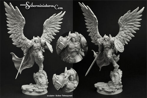 Scibor Monstrous Miniatures 28SF0180 SF Archangel #3