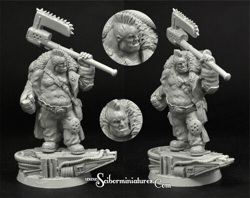 Scibor Monstrous Miniatures 28SF0181 SF Cossack Ogre #5