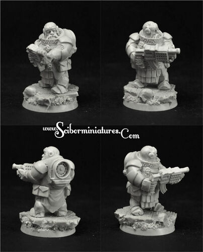 Scibor Monstrous Miniatures 28SF0177 SF Dwarf Marine #9