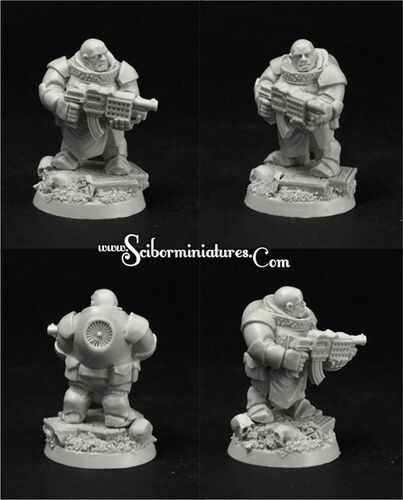 Scibor Monstrous Miniatures 28SF0178 SF Dwarf Marine #10