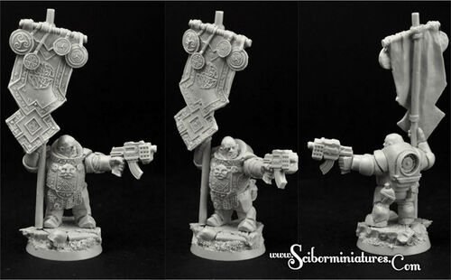 Scibor Monstrous Miniatures 28SF0174 SF Dwarf Marine #6