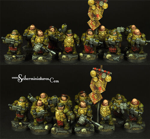 Scibor Monstrous Miniatures 28SF0169 Dwarves Marines (10 figures)