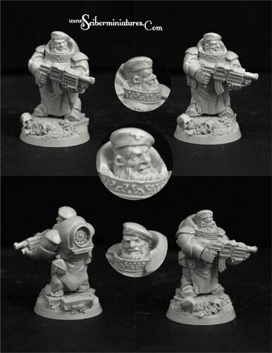 Scibor Monstrous Miniatures 28SF0165 SF Dwarf Marine #5