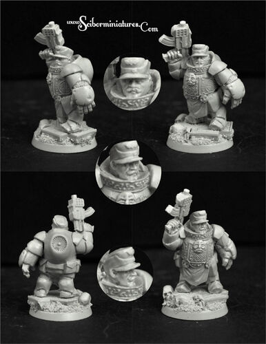Scibor Monstrous Miniatures 28SF0161 SF Dwarf Marine #1