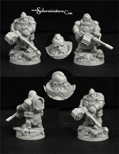 Scibor Monstrous Miniatures 28SF0162 SF Dwarf Marine #2