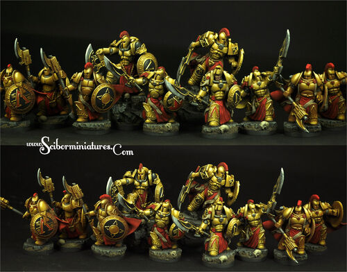 Scibor Monstrous Miniatures 28SF0143 SF Spartan Warriors 10 figures set