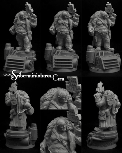 Scibor Monstrous Miniatures 28SF0141 SF Cossack Ogre #4