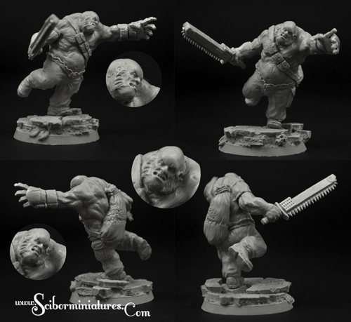 Scibor Monstrous Miniatures 28SF0138 SF Cossack Ogre #3