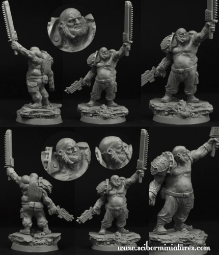 Scibor Monstrous Miniatures 28SF0134 SF Cossack Ogre #1