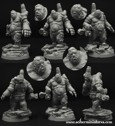Scibor Monstrous Miniatures 28SF0135 SF Cossack Ogre #2