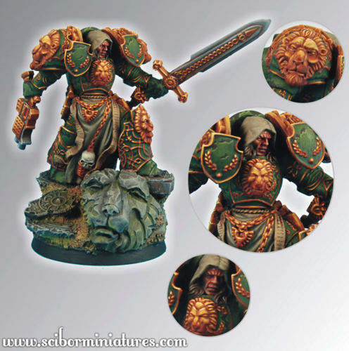 Scibor Monstrous Miniatures 28SF0068 Lion SF Knight