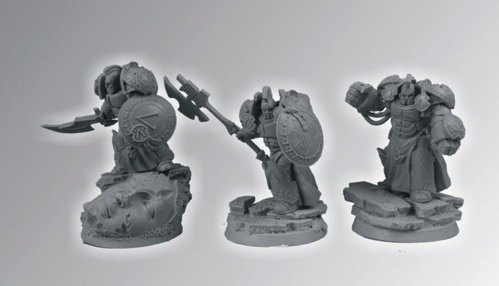 Scibor Monstrous Miniatures 28SF0049 Spartan SF Warriors set1 3