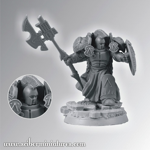Scibor Monstrous Miniatures 28SF0045 Spartan SF Warrior #2