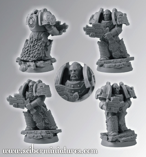 Scibor Monstrous Miniatures 28SF0037 Celtic Veteran #3
