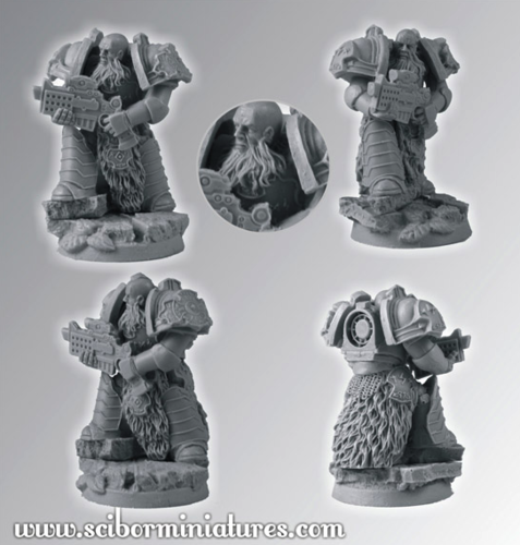 Scibor Monstrous Miniatures 28SF0038 Celtic Veteran #4