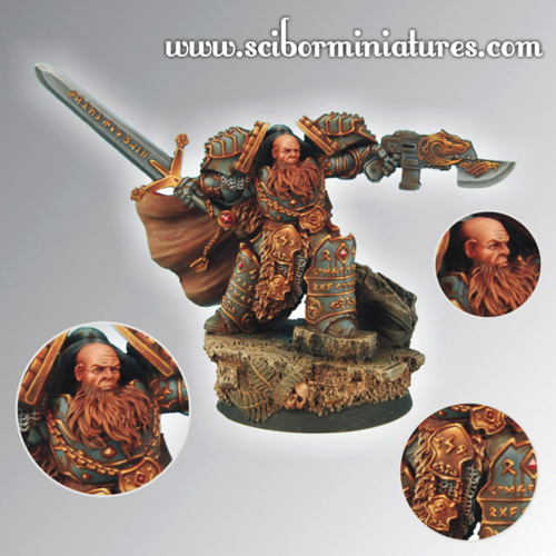 Scibor Monstrous Miniatures 28SF0032 Celtic SF Lord