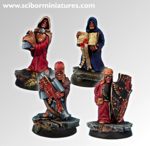 Scibor Monstrous Miniatures 28SF0013 Servants Set 4
