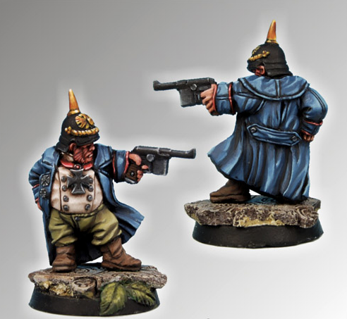 Scibor Monstrous Miniatures 28SF0015 Dwarf Sturmgrenadier Officer