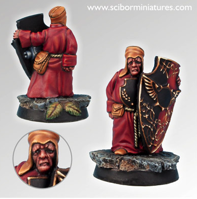 Scibor Monstrous Miniatures 28SF0009 Servant – Shield