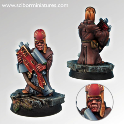 Scibor Monstrous Miniatures 28SF0010 Servant – Gun