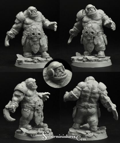 Scibor Monstrous Miniatures 28OF0003 Ogre Football Player #3