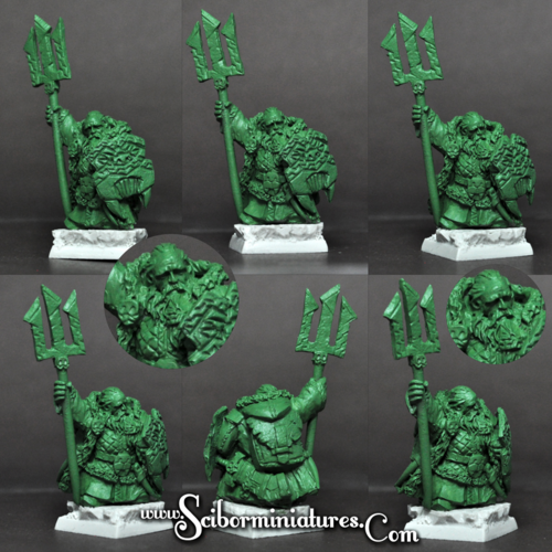 Scibor Monstrous Miniatures 28FM0624 Walarus Warrior Dwarf #4