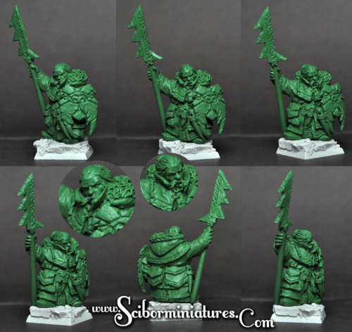 Scibor Monstrous Miniatures 28FM0620 Walarus Warrior Dwarf #8