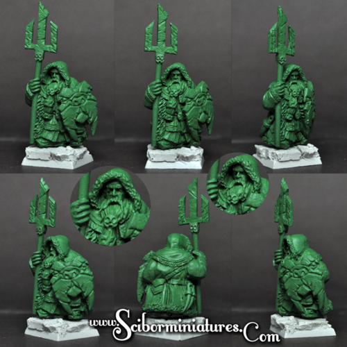 Scibor Monstrous Miniatures 28FM0622 Walarus Warrior Dwarf #6