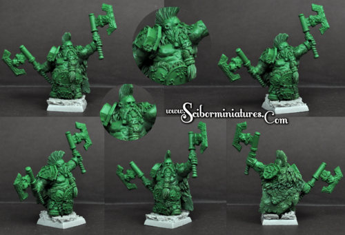 Scibor Monstrous Miniatures 28FM0614 Dwarf Wild Chieftain #13
