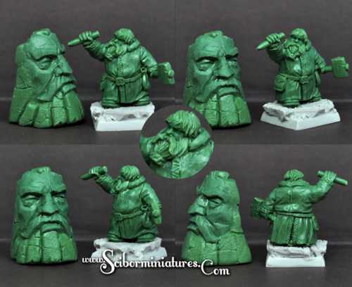 Scibor Monstrous Miniatures 28FM0612 Dwarf Stonemason