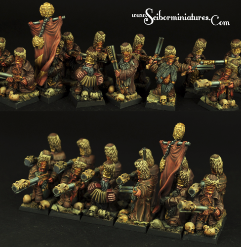 Scibor Monstrous Miniatures 28MA0055 Strielecs Regiment 12 miniatures 12