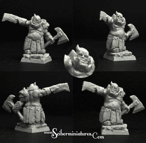 Scibor Monstrous Miniatures 28MA0049 Degenerate Dwarf #1