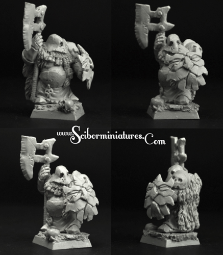 Scibor Monstrous Miniatures 28MA0052 Degenerate Dwarf #4