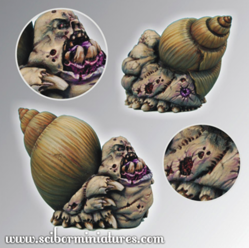 Scibor Monstrous Miniatures 28MA0032 Mutant Snail #2