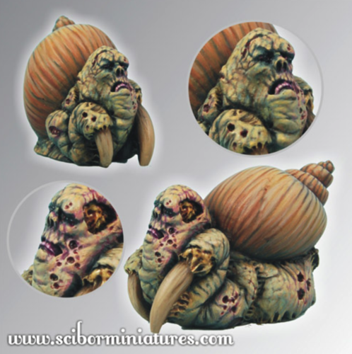 Scibor Monstrous Miniatures 28MA0033 Mutant Snail #3