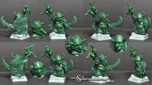 Scibor Monstrous Miniatures 28GB0037 Goblin Shaman #2