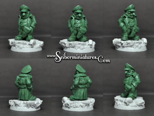 Scibor Monstrous Miniatures 28GB0039 Goblin Officer
