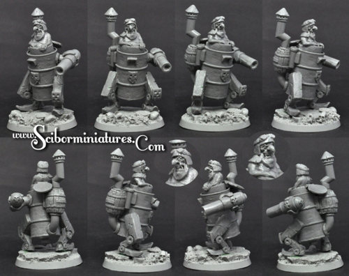 Scibor Monstrous Miniatures 28GB0034 Goblin Mech