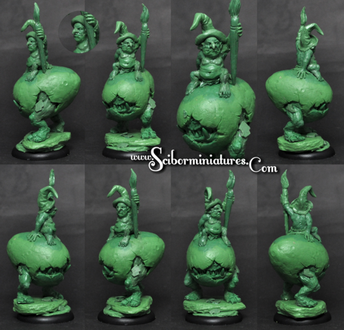 Scibor Monstrous Miniatures 28GB0032 Goblin Egg Rider