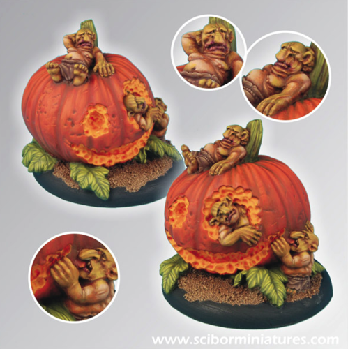 Scibor Monstrous Miniatures 28GB0004 Goblins Halloween Party