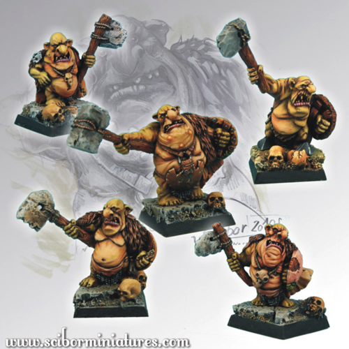 Scibor Monstrous Miniatures 28GB0007 Goblins Warband